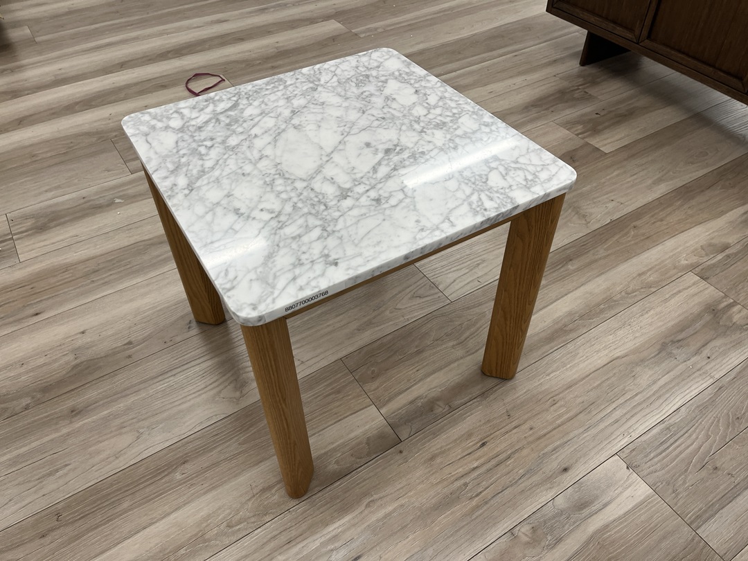 Marble Top Square Side Table - Seconds Furniture