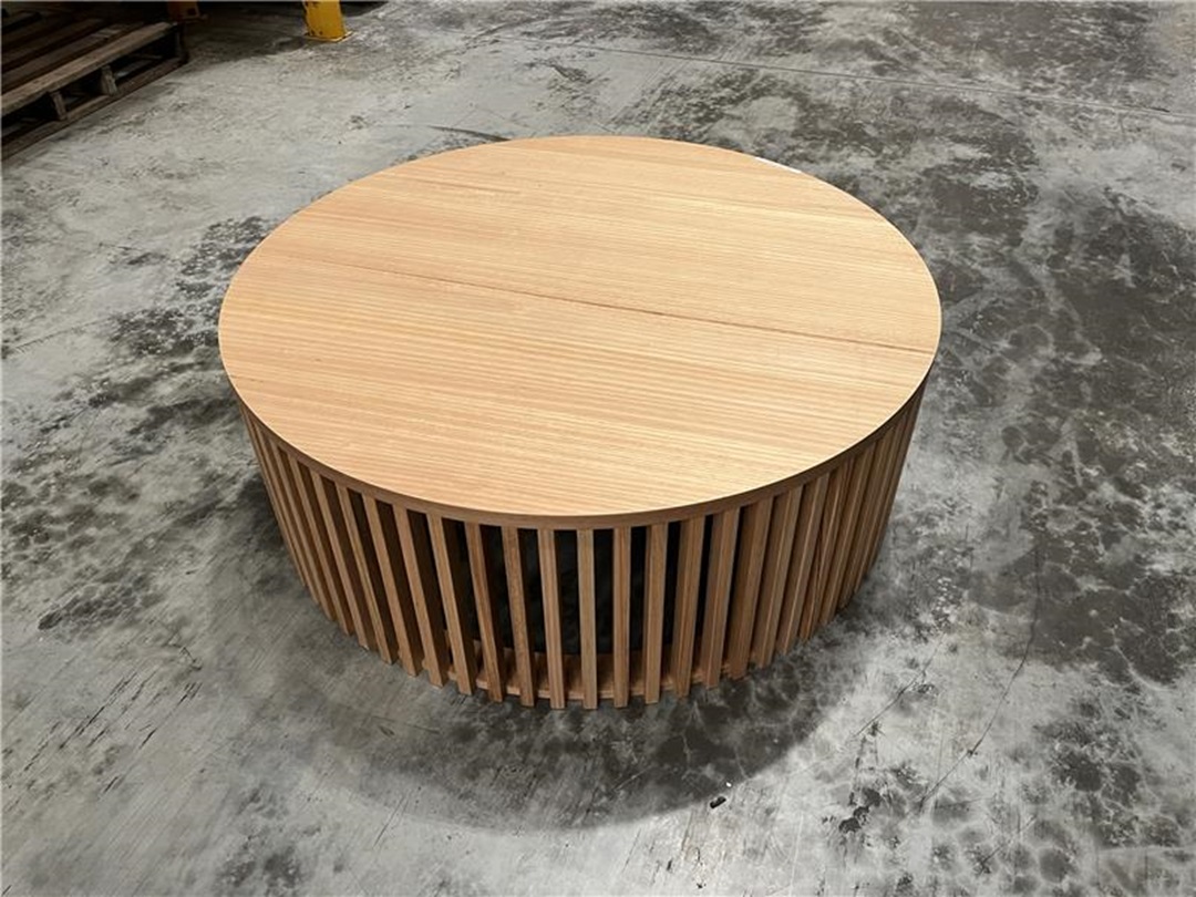 Natural Timber 120CM Round Coffee Table - Seconds Furniture